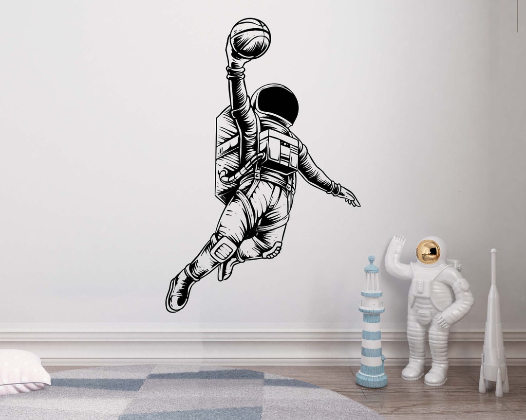 Spaceman Wall Decal Spaceman Wall Sticker Spaceman Wall Sticker ...