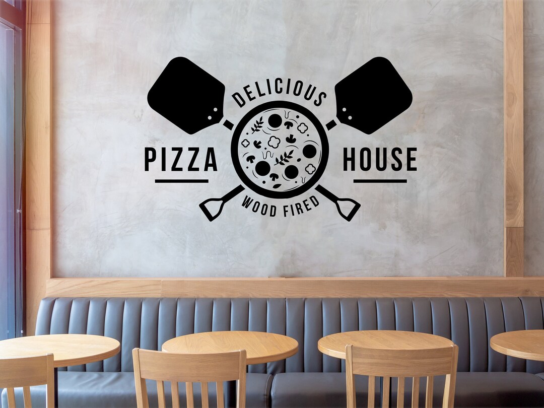 Pizza Wall Decal,pizza Wall Sticker,pizza Quotes Wall Art,pizza Slice ...