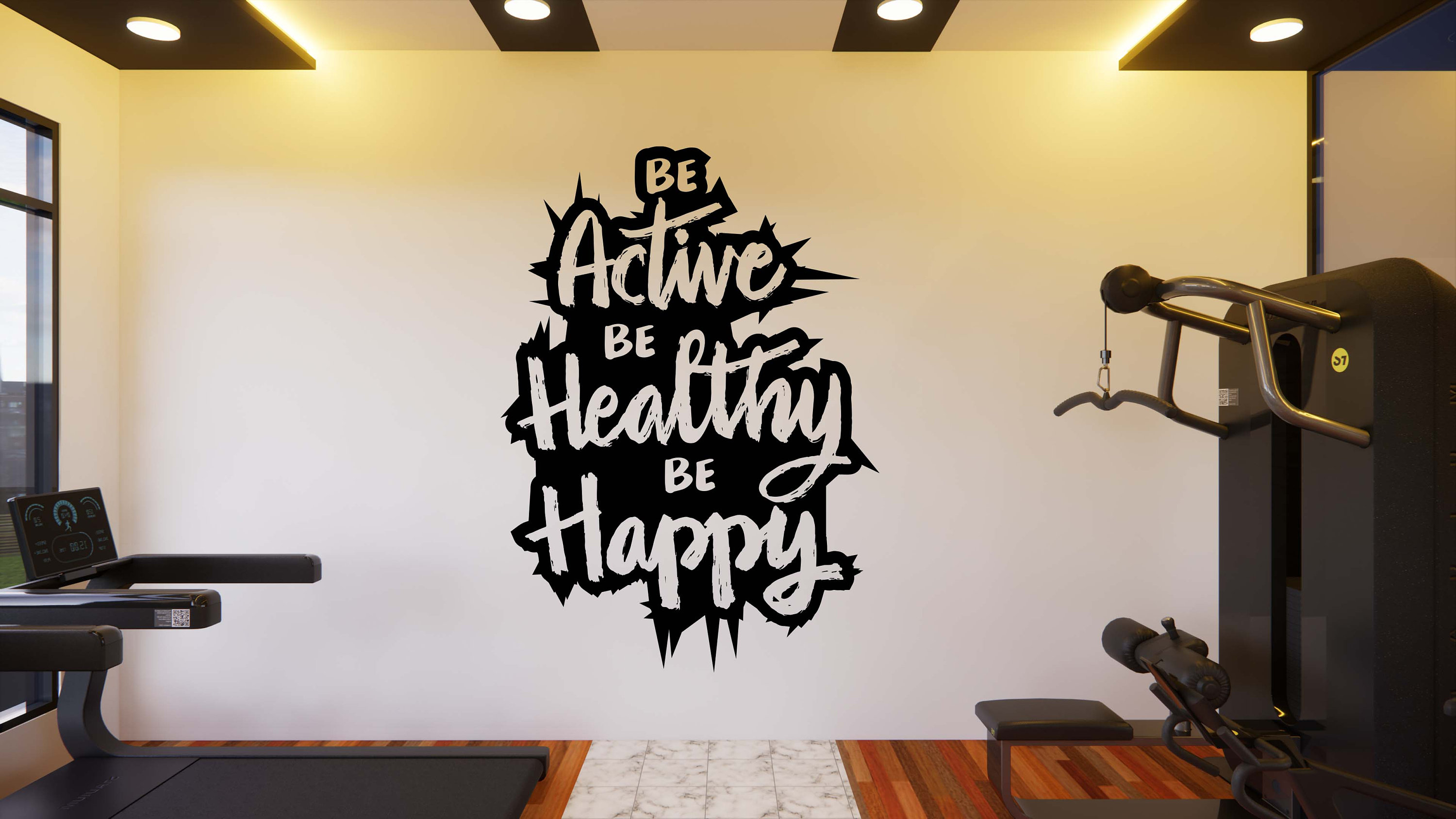 Gym Wall Decal Gym Wall Sticker Gym Wall Art Vinyl Letter Vinyl Decal ...