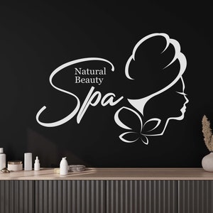 Spa Wall Decal Spa Wall Sticker Spa Wall Art Window Decal Spa Quotes ...