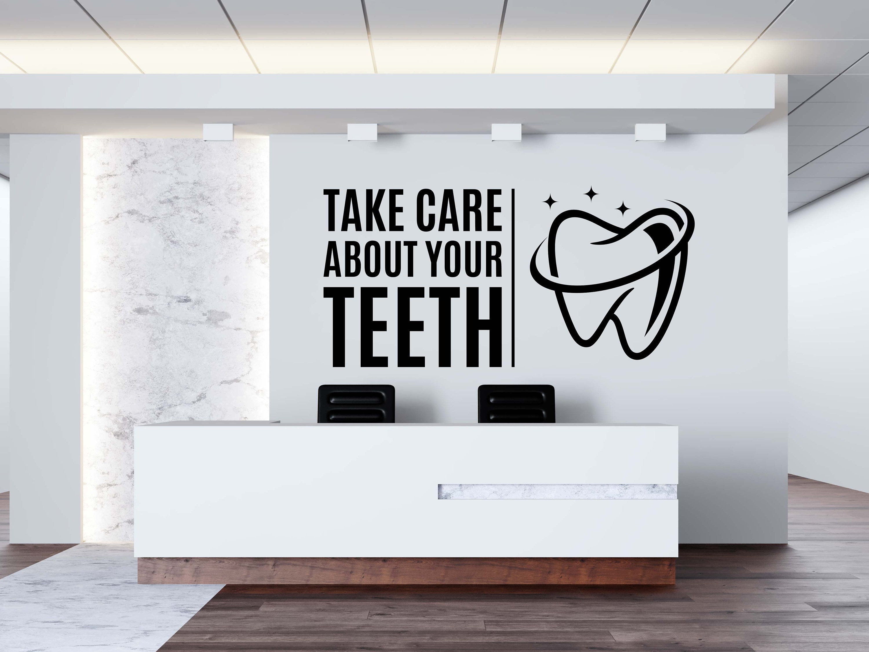 Dental Care Wall Decal Teeth Wall Decal Teeth Wall Sticker Dental Wall ...