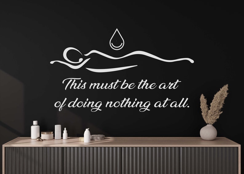 Spa Wall Decal Spa Wall Sticker Spa Wall Art Window Decal Spa Quotes ...