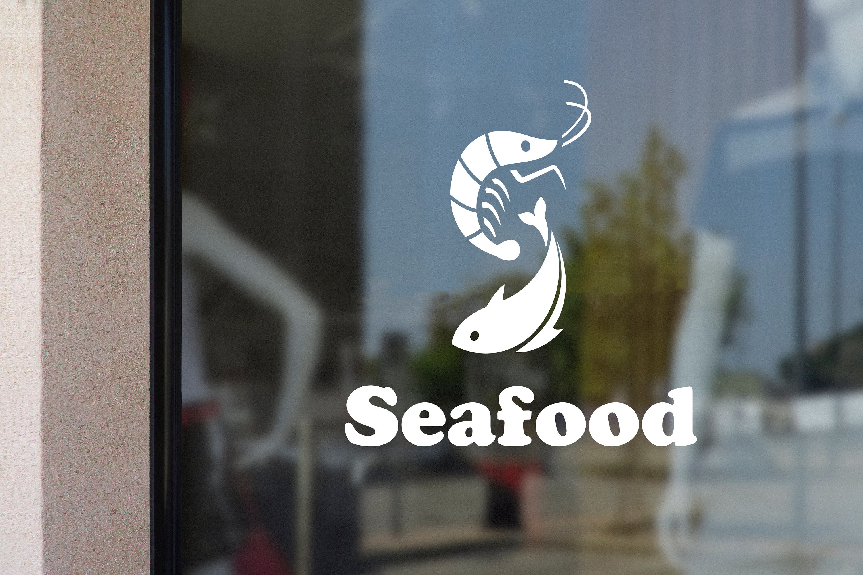 Sea Food Wall Decal,sea Food Wall Sticker,fish Wall Sticker,fish Store ...