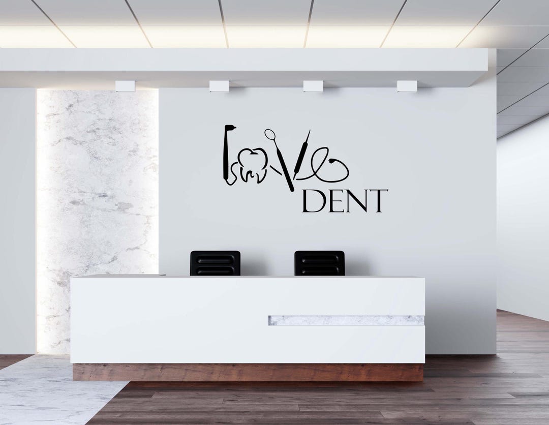 Dental Care Wall Decal Teeth Wall Decal Teeth Wall Sticker Dental Wall ...