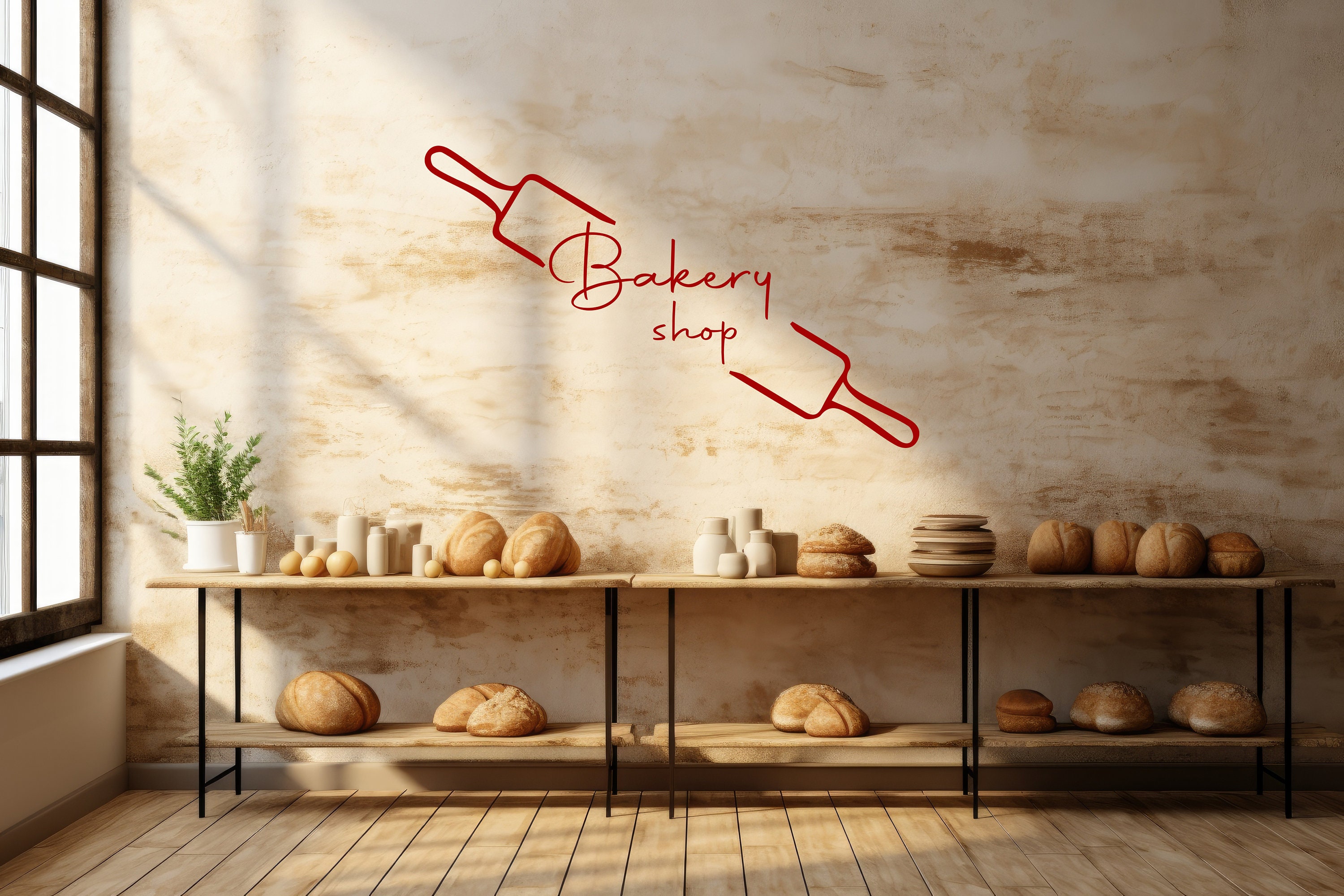 Bakery Shop Wall Decal,bakery Wall Decal,bakery Store Wall Sticker,shop ...