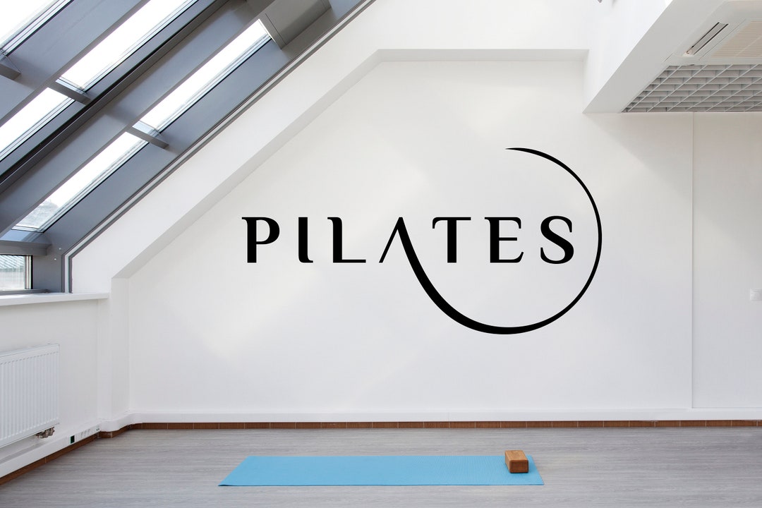 Pilates Wall Decal Pilates Wall Sticker Yoga Wall Art Pilate Wall Decor ...