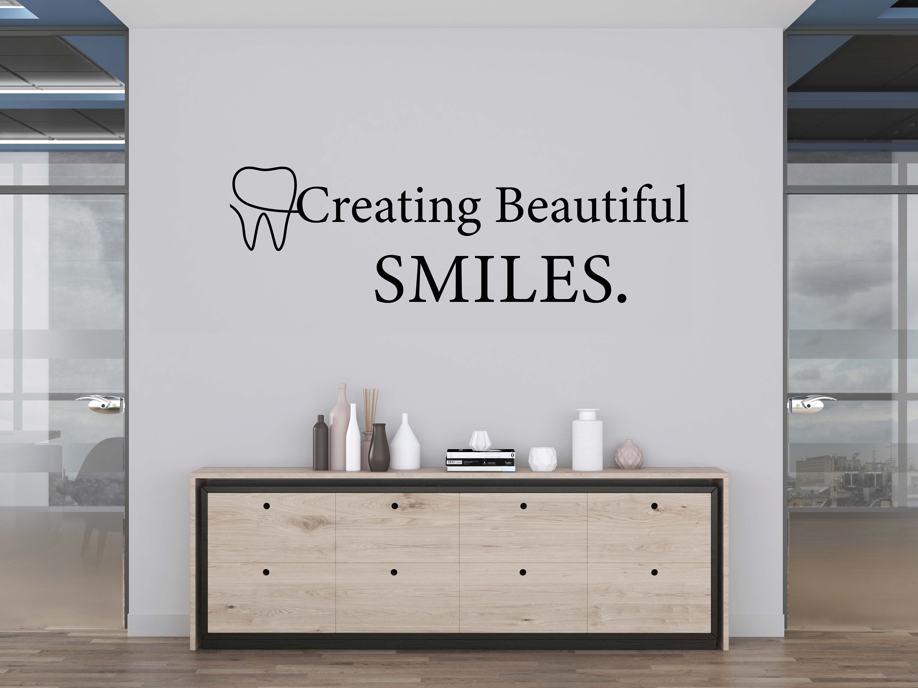 Dental Care Wall Decal Teeth Wall Decal Teeth Wall Sticker Dental Wall ...
