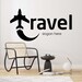 Personalized Travel Logo Wall Decal,travel Tours Wall Sticker,travel ...