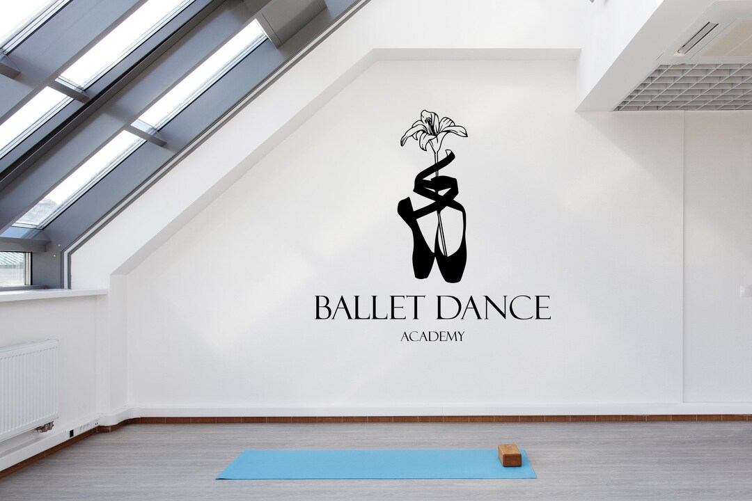 Ballet Wall Decal Ballet Wall Sticker Yoga Wall Art Dance Wall Decor ...