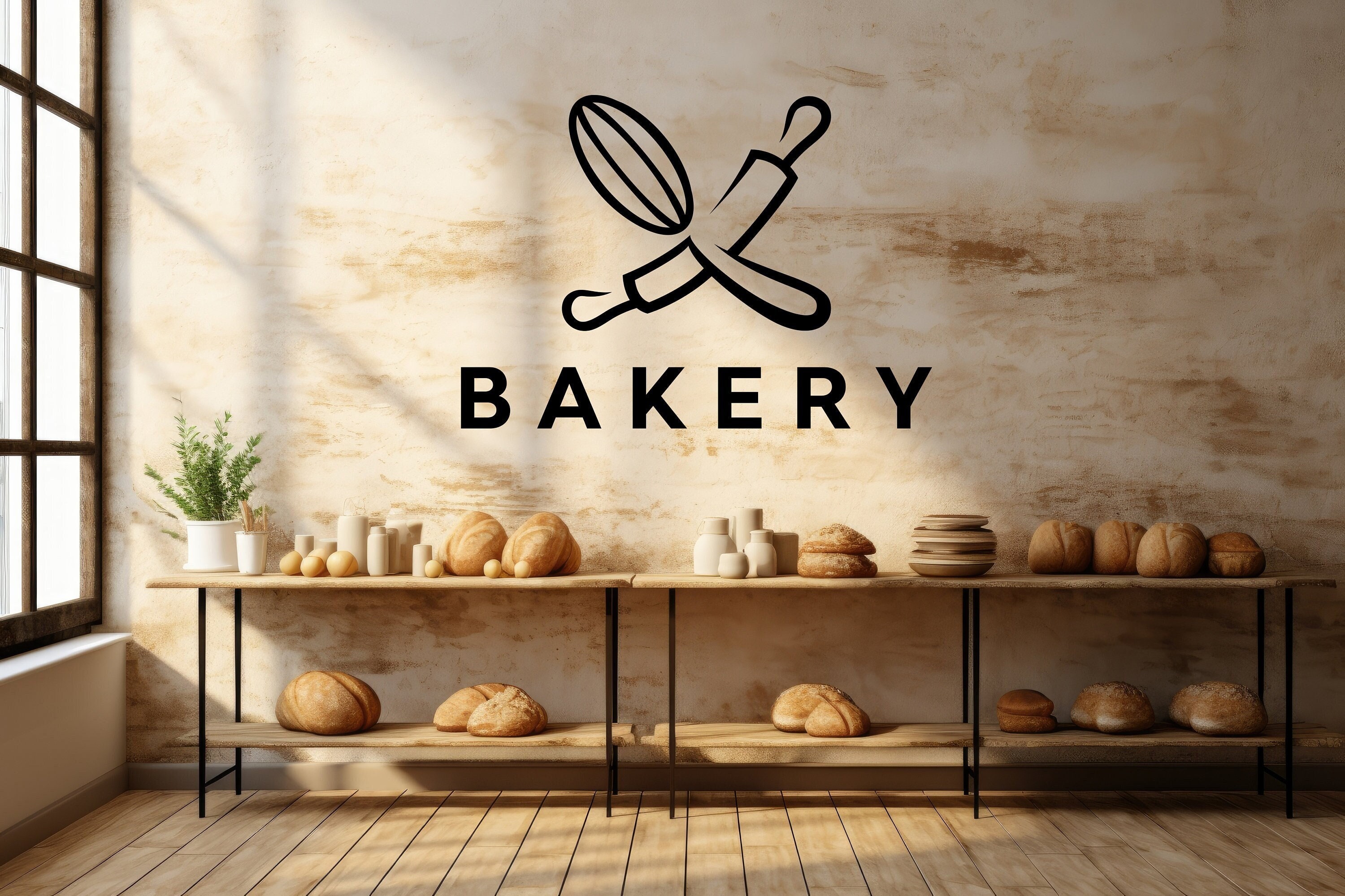 Bakery Shop Wall Decal,bakery Wall Decal,bakery Store Wall Sticker,shop ...