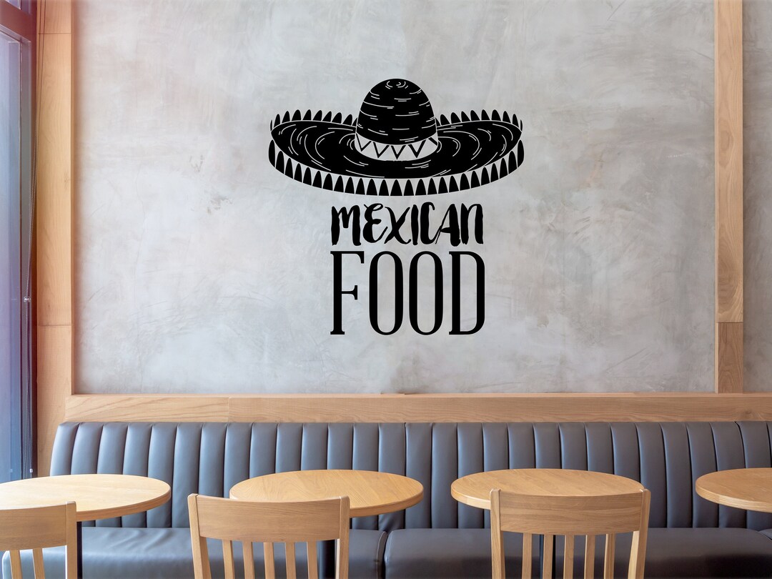 Fast Food Wall Decal,tacos Store Wall Sticker,tacos Quotes Wall Art ...