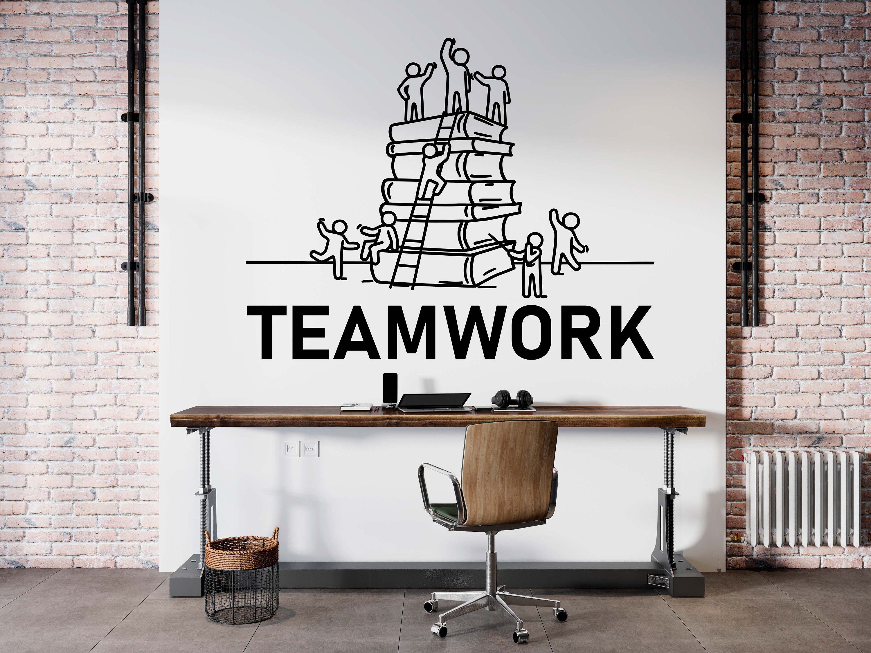 Office Wall Decal,teamwork Wall Decal,office Wall Art,motivational Art ...