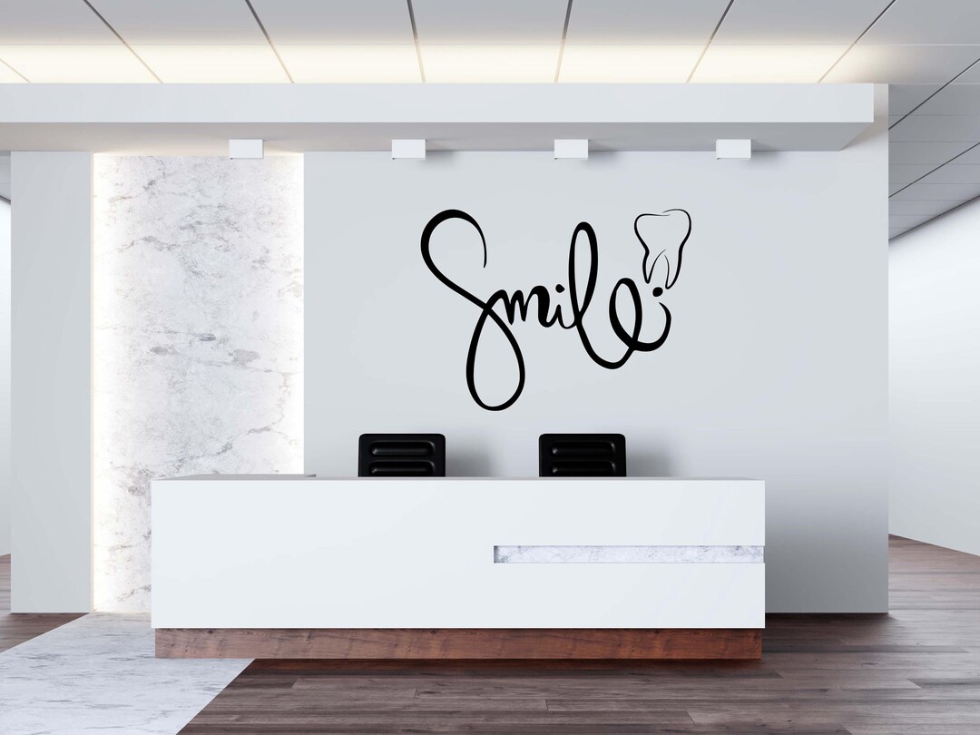 Dental Care Wall Decal Teeth Wall Decal Teeth Wall Sticker Dental Wall ...