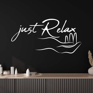 Spa Wall Decal Spa Wall Sticker Spa Wall Art Window Decal Spa Quotes ...