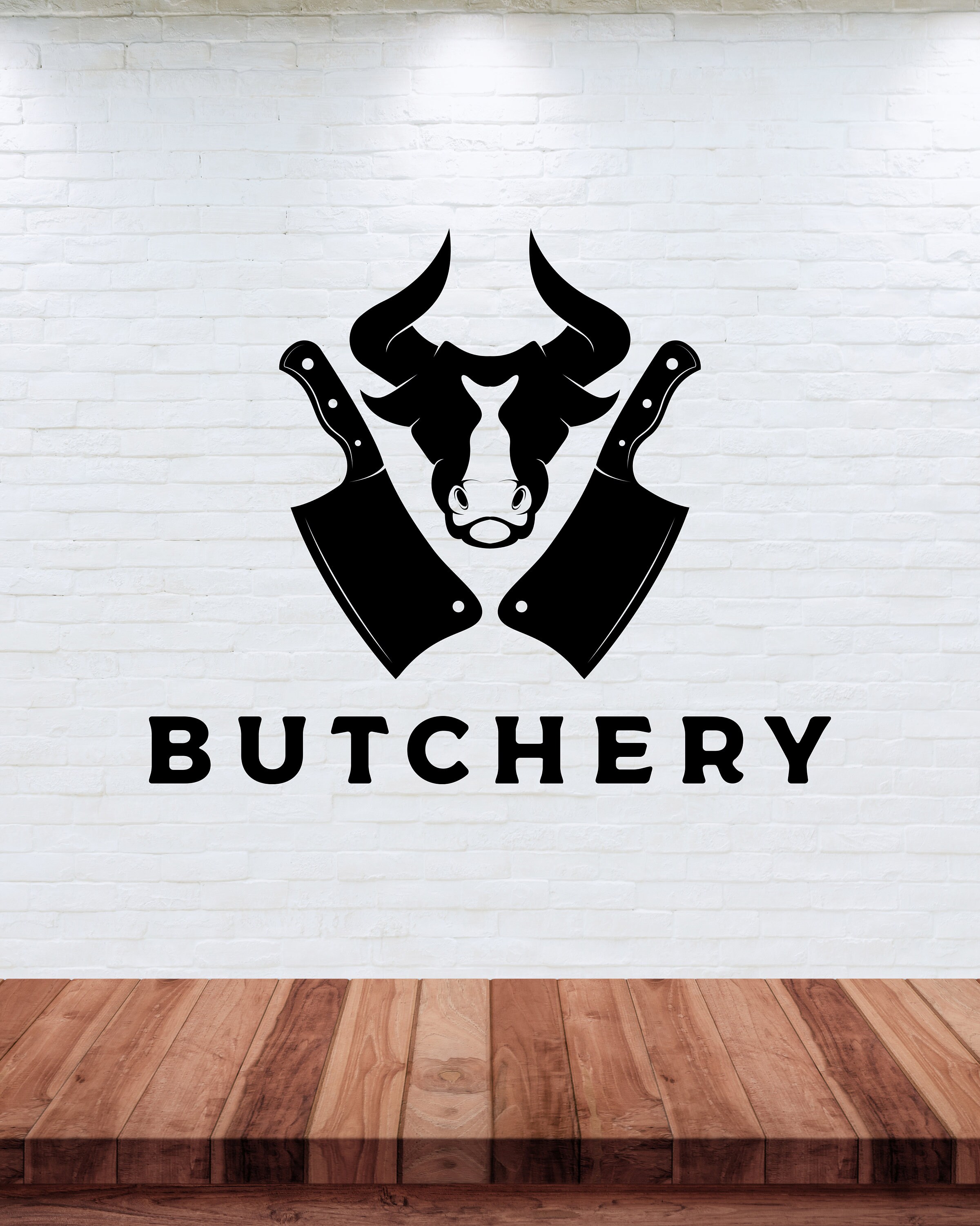 Butcher Shop Wall Decal,butcher Wall Sticker,meat Wall Decal,meat Shop ...