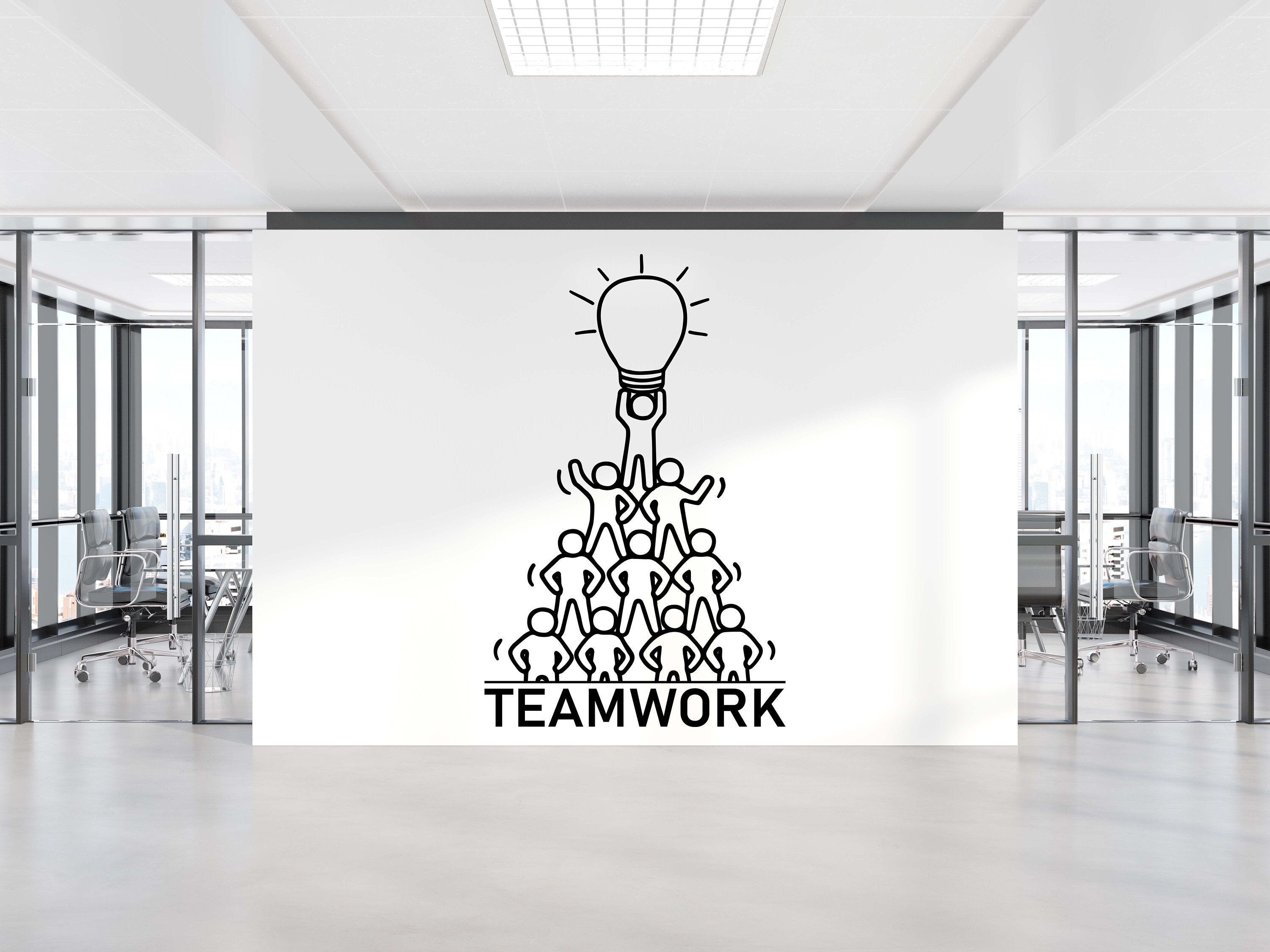 Office Wall Decal,teamwork Wall Decal,office Wall Art,motivational Art ...