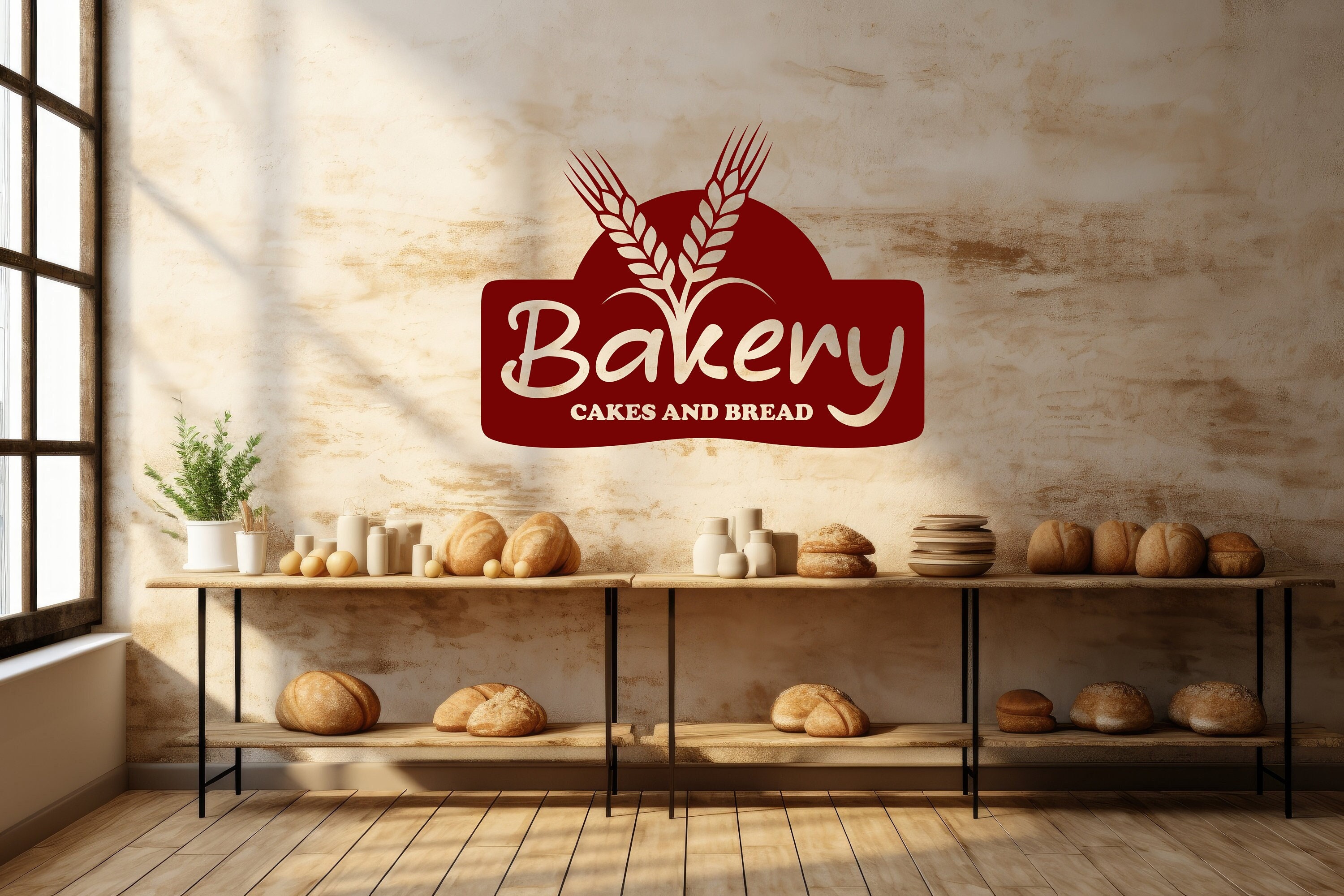 Bakery Shop Wall Decalbakery Wall Decalbakery Store Wall - Etsy