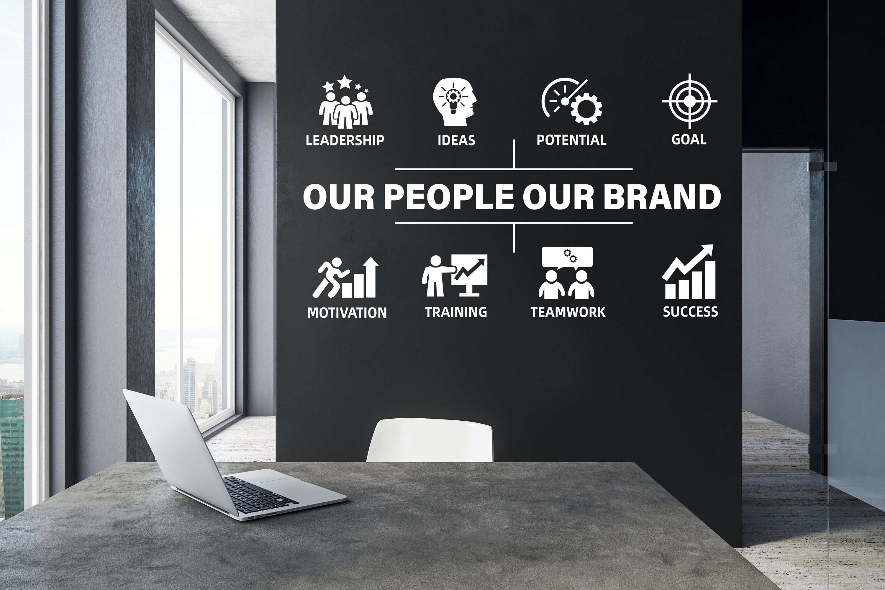 Office Wall Decal,teamwork Wall Decal,office Wall Art,motivational Art ...