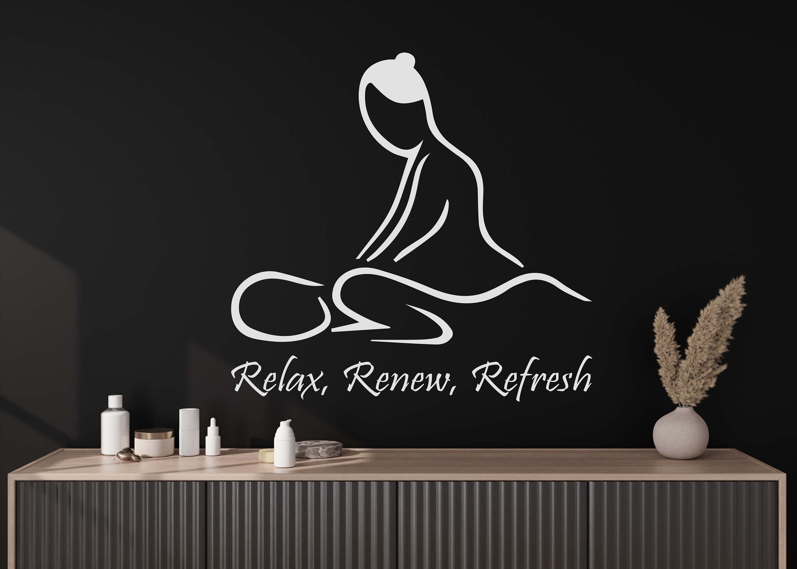 Spa Wall Decal Spa Wall Sticker Spa Wall Art Window Decal Spa Quotes ...