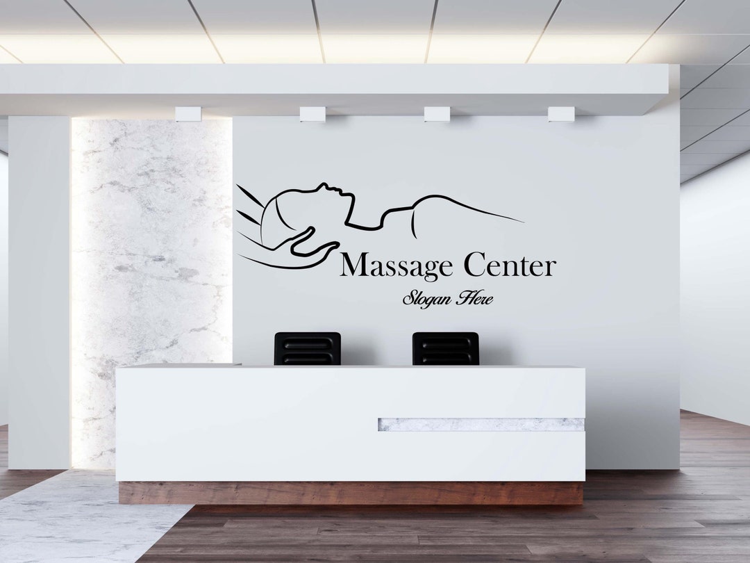 Physiotherapy Massage Wall Decal Med Wall Sticker T Window Decal ...