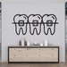 Dental Care Wall Decal Teeth Wall Decal Teeth Wall Sticker Dental Wall ...