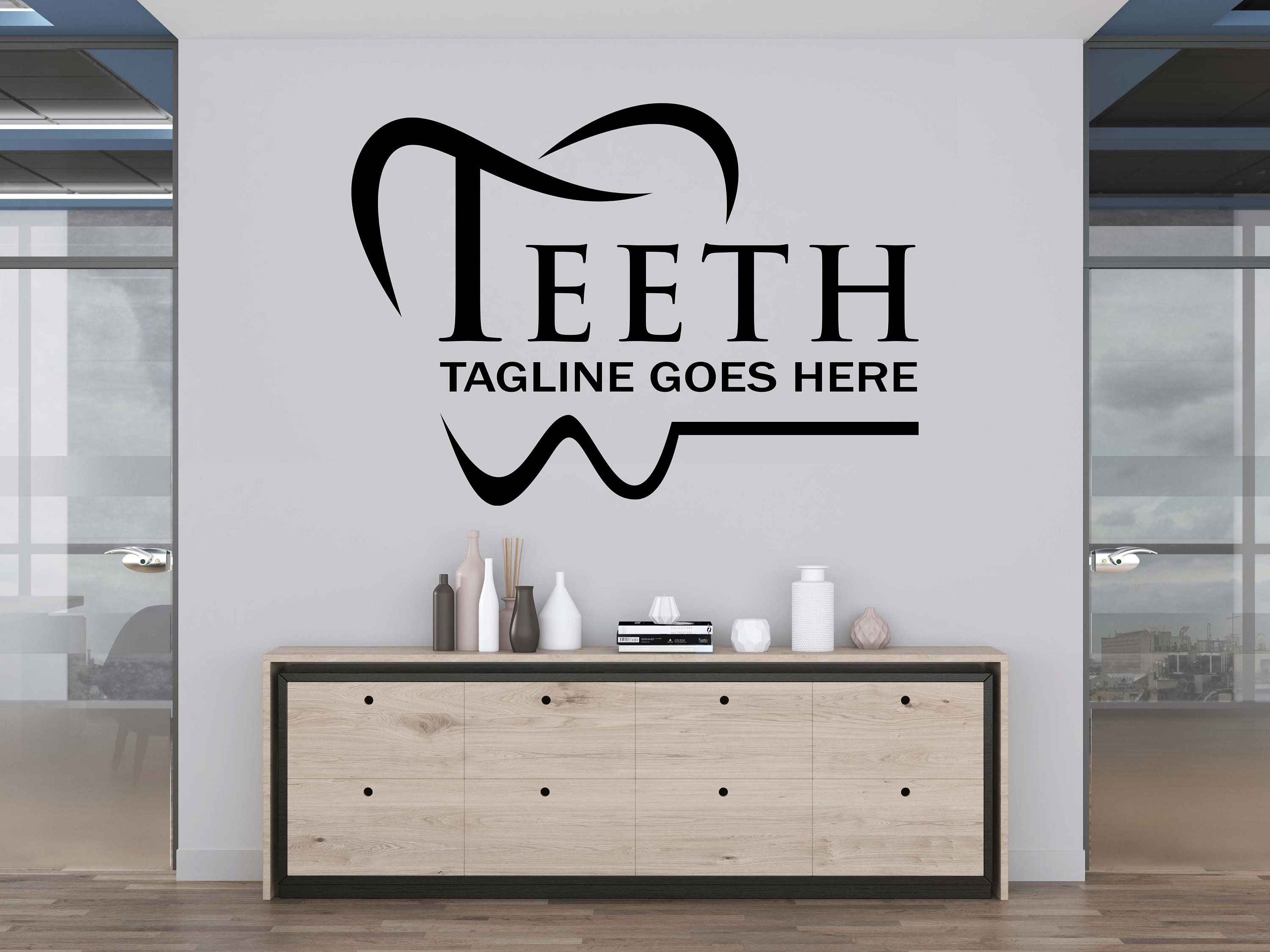 Dental Care Wall Decal Teeth Wall Decal Teeth Wall Sticker - Etsy