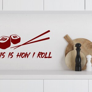 Sushi Japanese Wall Decal,sushi Restaurant Wall Art,sushi Store Wall ...