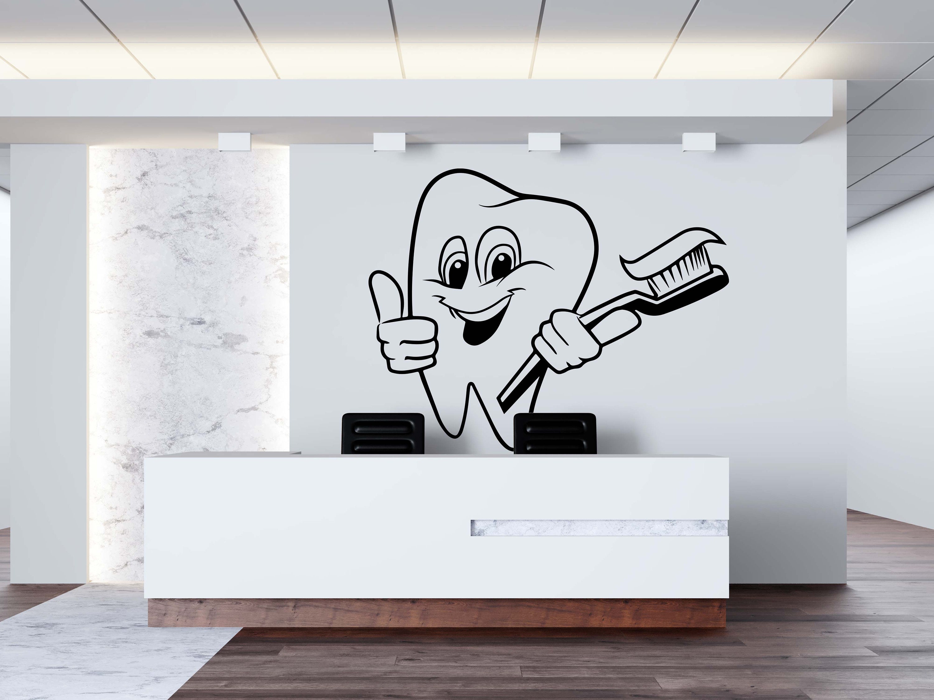 Dental Care Wall Decal Teeth Wall Decal Teeth Wall Sticker Dental Wall ...