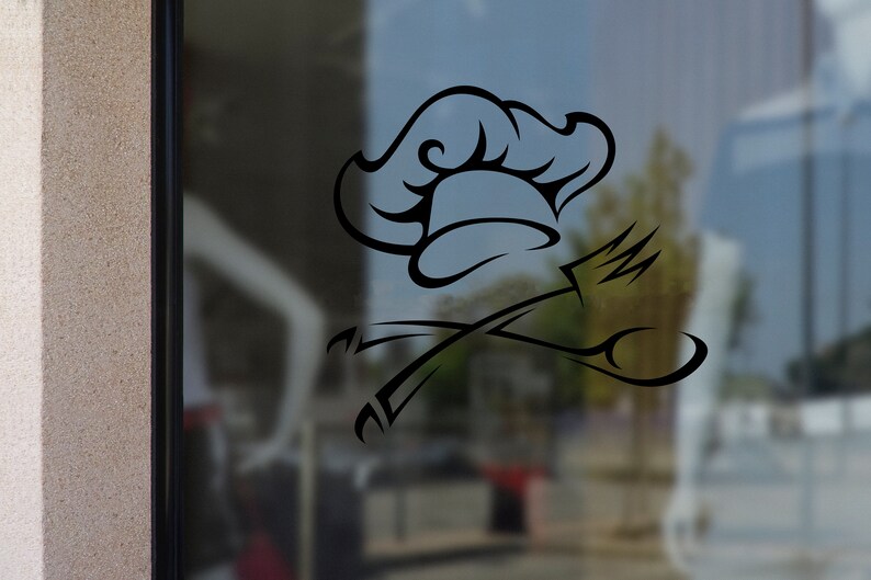 Restaurant Wall Decal,chef Food Wall Art,restautant Wall Decor Decal ...