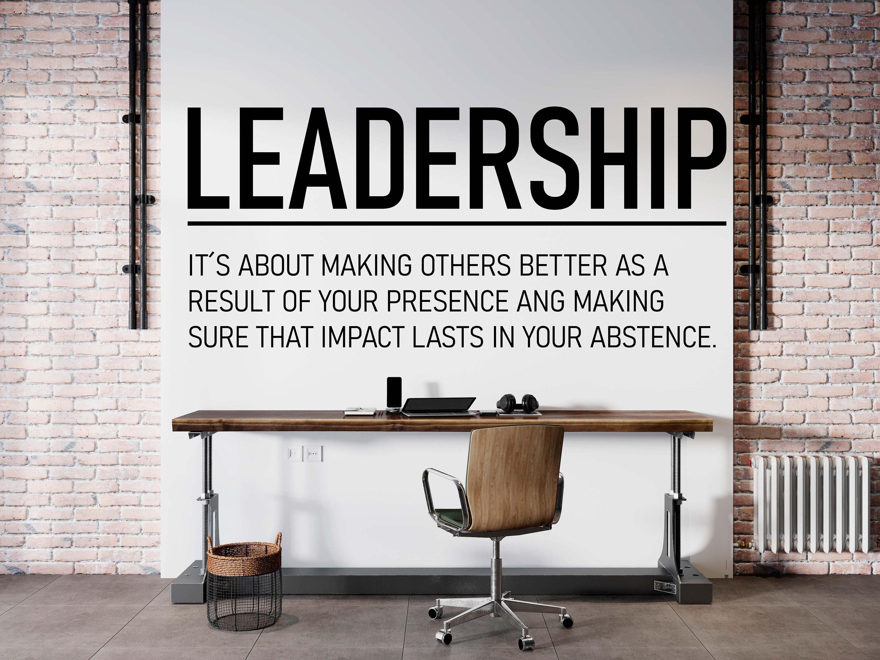 Leadership Wall Decal ,office Wall Decal,office Wall Art, Motivational ...