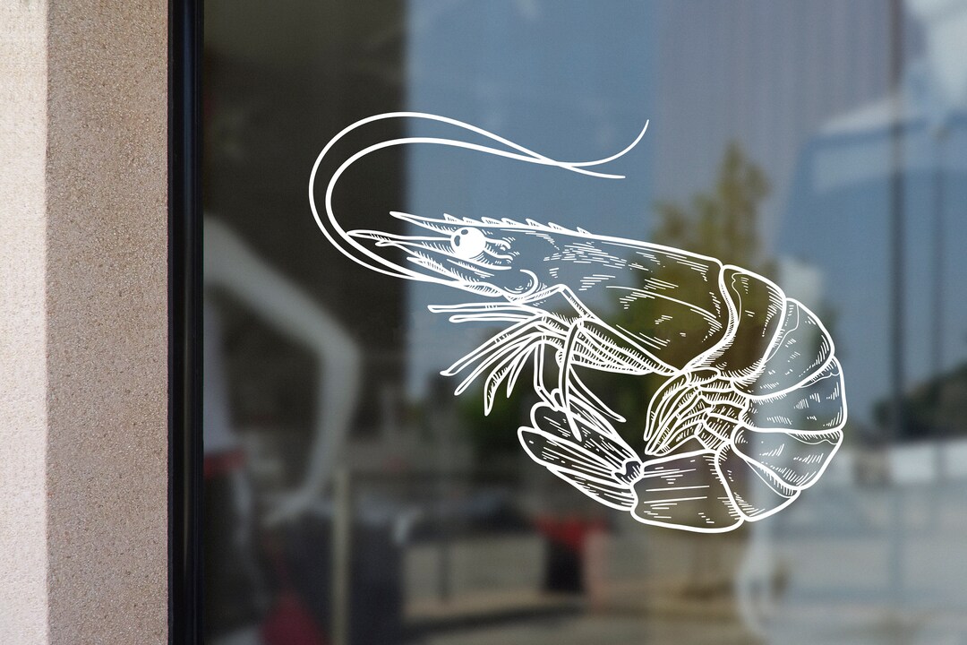Sea Food Wall Decal,sea Food Wall Sticker,fish Wall Sticker,fish Store ...