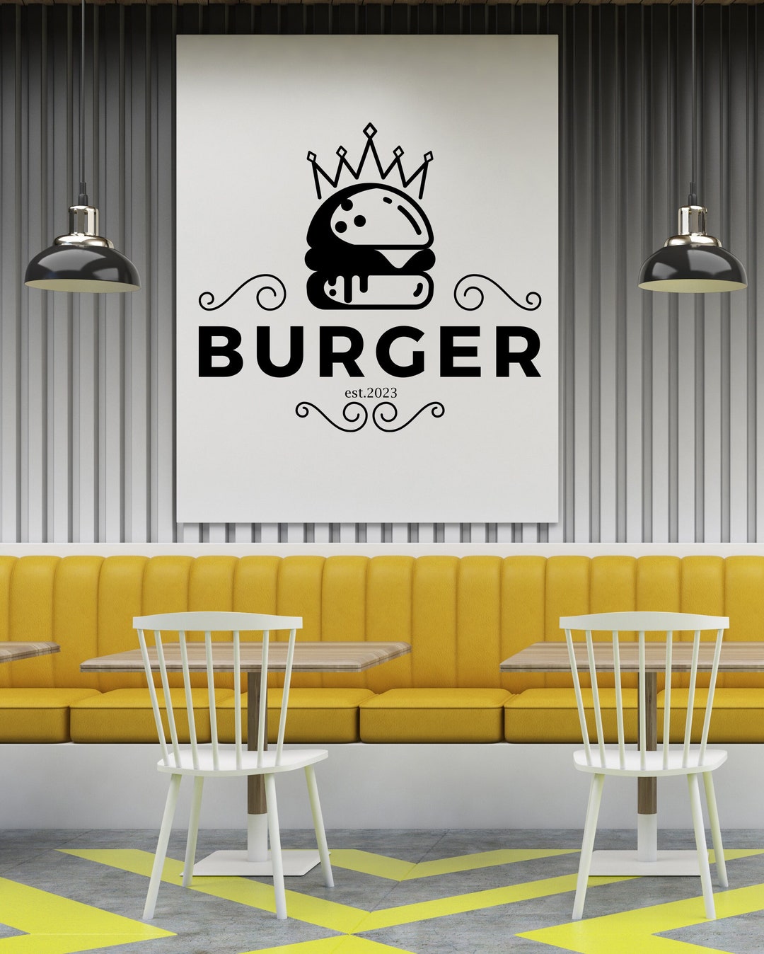 Fast Food Wall Decal,burger Store Wall Sticker,pizza Quotes Wall Art ...