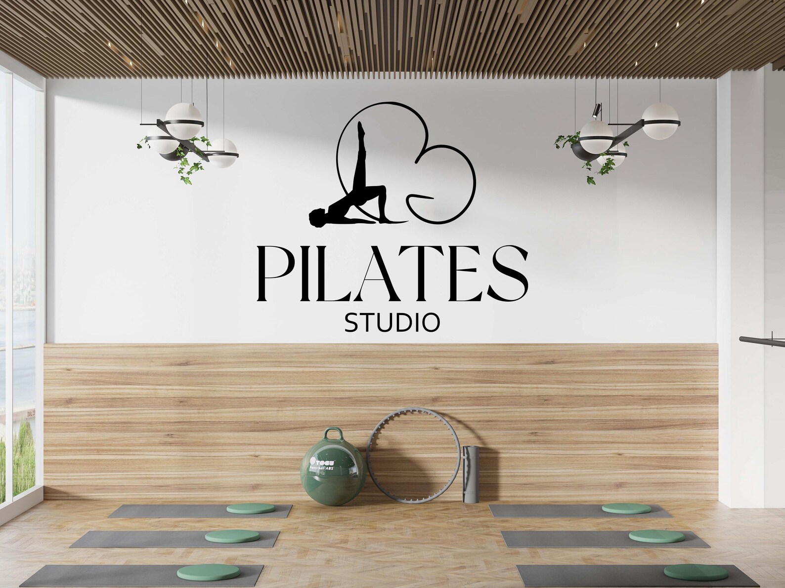Pilates Wall Decal Pilates Wall Sticker Yoga Wall Art Pilate Wall Decor ...