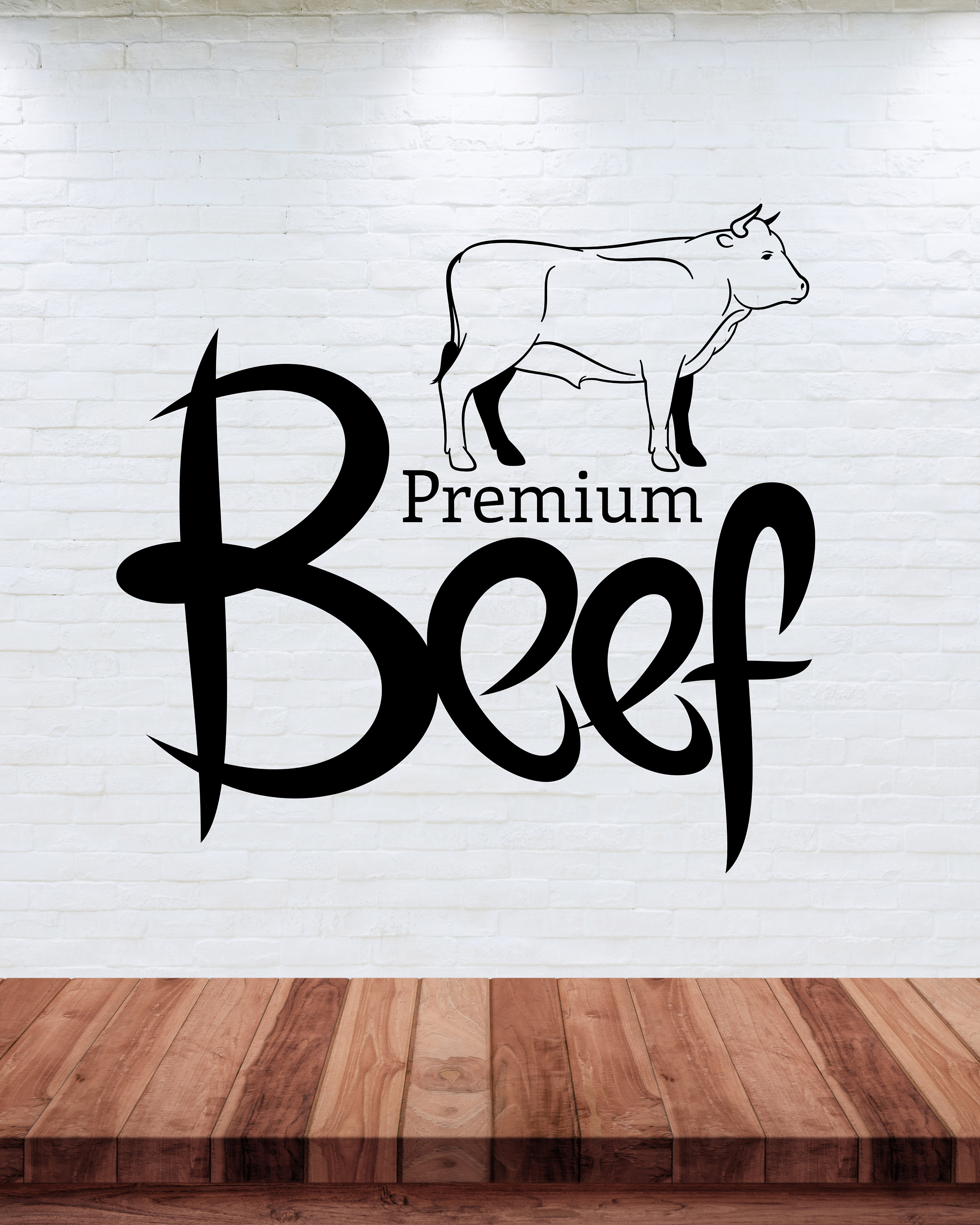 Butcher Shop Wall Decal,butcher Wall Sticker,meat Wall Decal,meat Shop ...