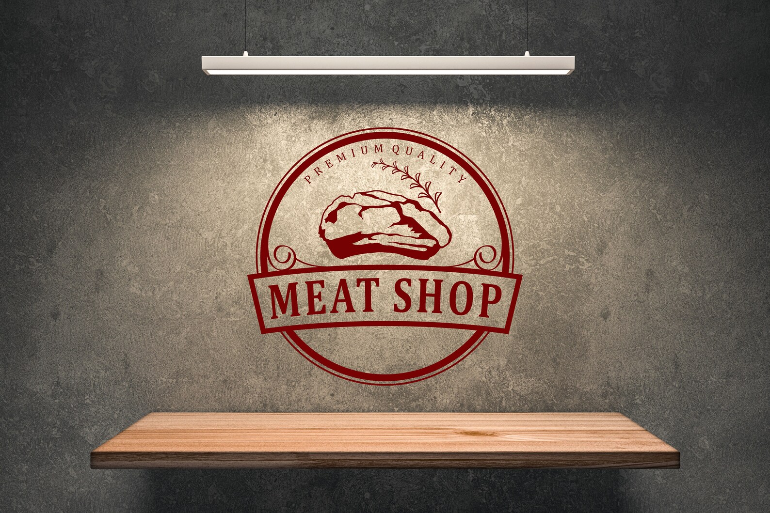 Butcher Shop Wall Decal,butcher Wall Sticker,meat Wall Decal,meat Shop ...
