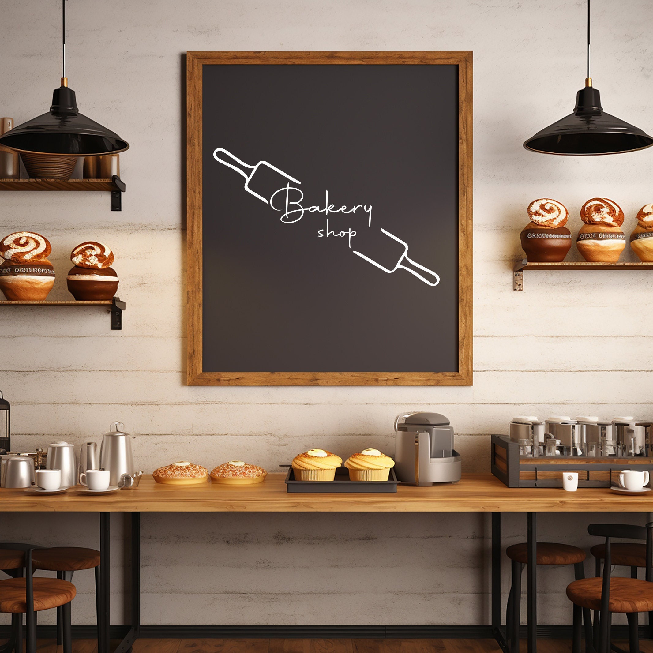 Bakery Shop Wall Decal,bakery Wall Decal,bakery Store Wall Sticker,shop ...
