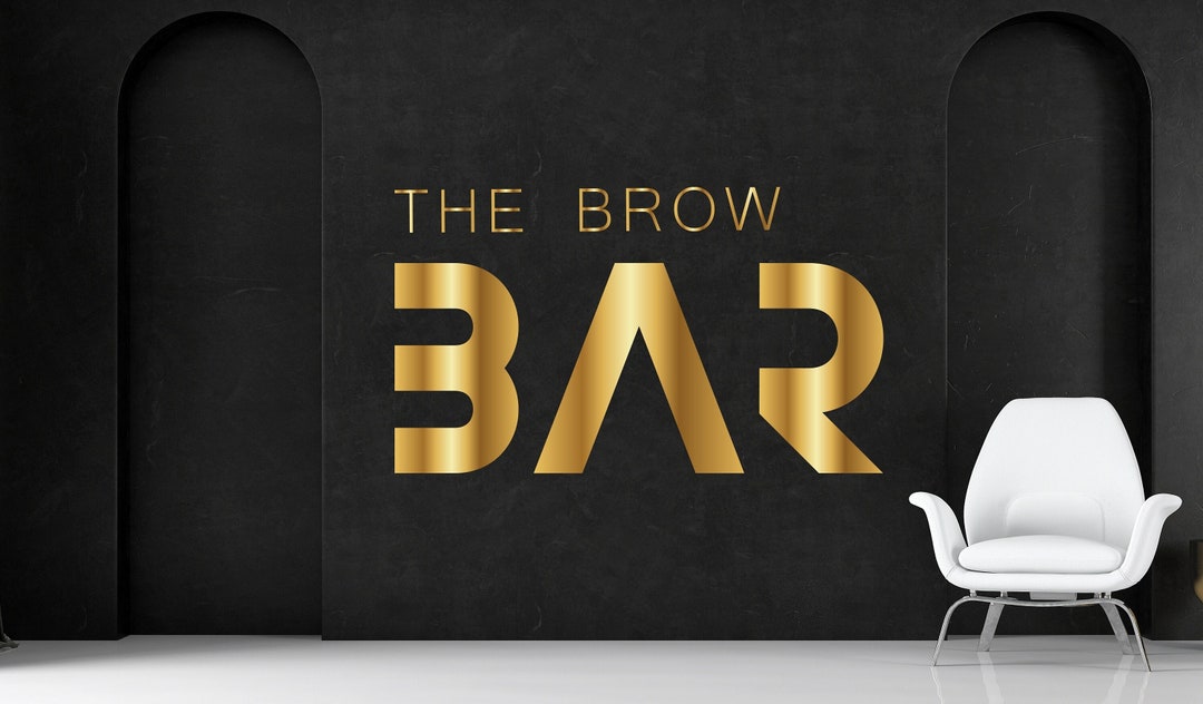 Brow Studio Wall Decal,eyebrow Studio Wall Sticker,brow Quote Wall Art ...