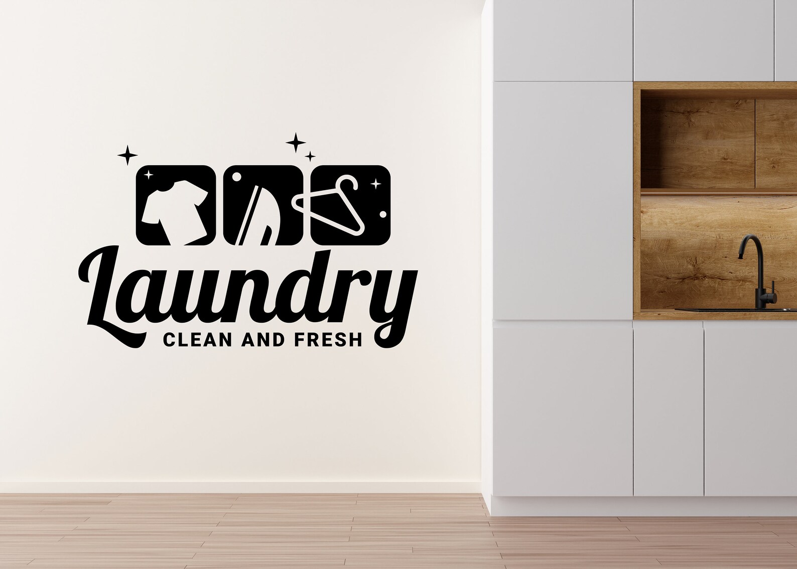 Laundry Wall Decal,laundry Wall Sticker,washing Machine Decal,shop ...