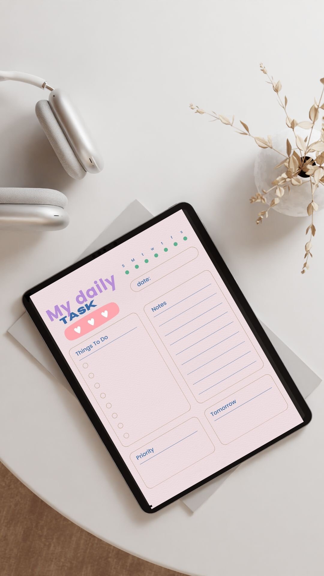 Daily Diary Mood Tracker Template for Ipads and Tablets - Etsy