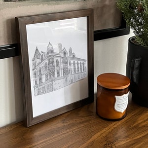 Fine Art Sketch of the Great Hall in Toronto, Ontario | Music Hall ...