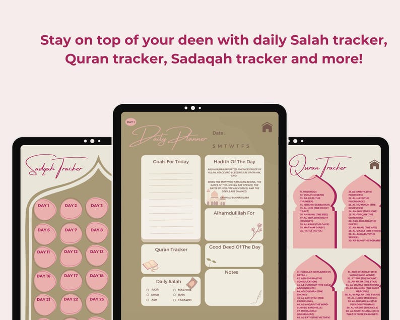 2026 Ramadan Planner: Islamic Journal, Quran, Fasting, Zakat, Sadaqah ...