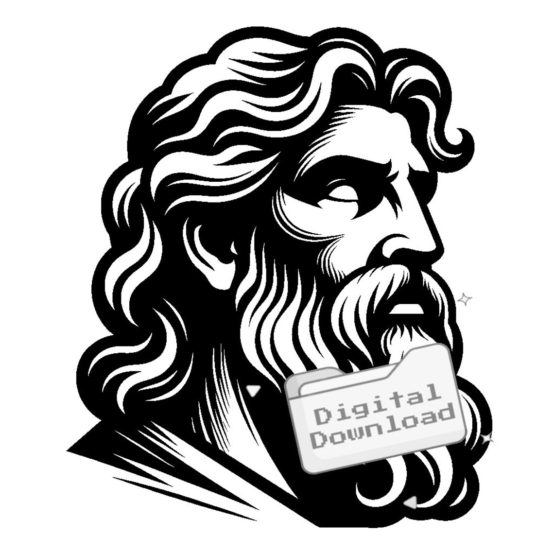 Greek God Zeus SVG Bundle - Etsy