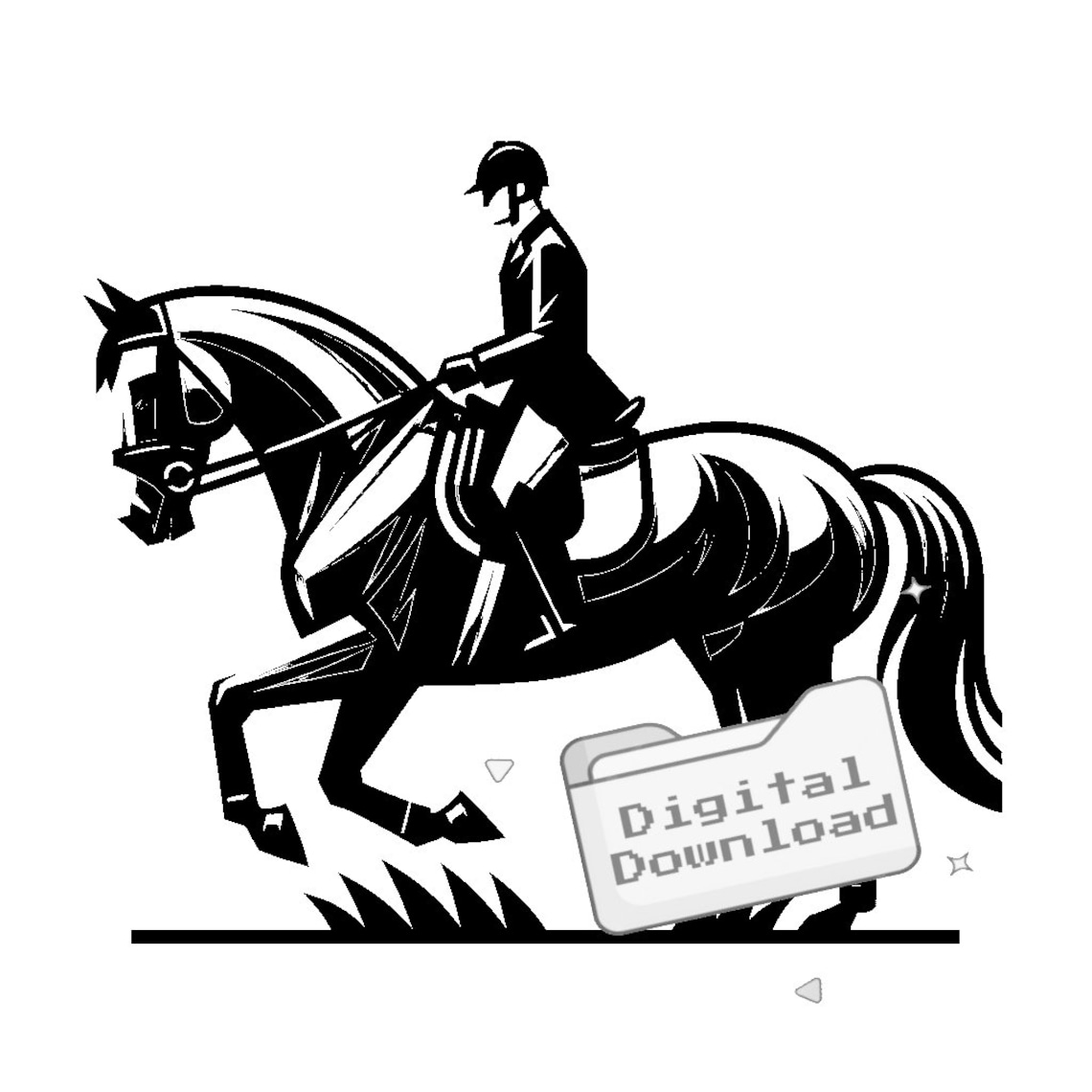 Horse Riding SVG Bundle - Etsy