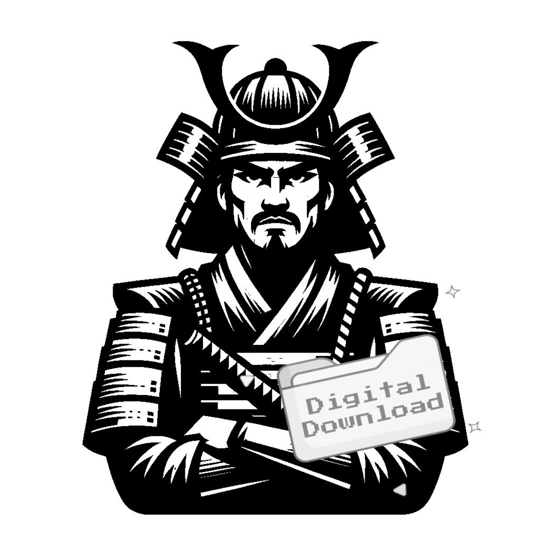 Samurai Warrior SVG Bundle - Etsy