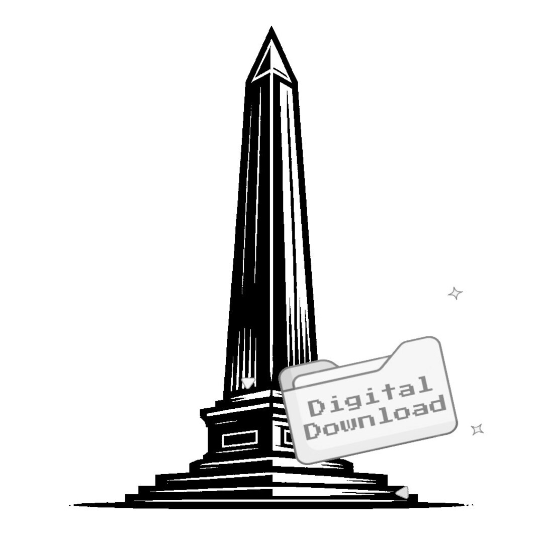 Washington Monument SVG Bundle - Etsy