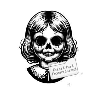 Creepy Dolls SVG Bundle - Etsy