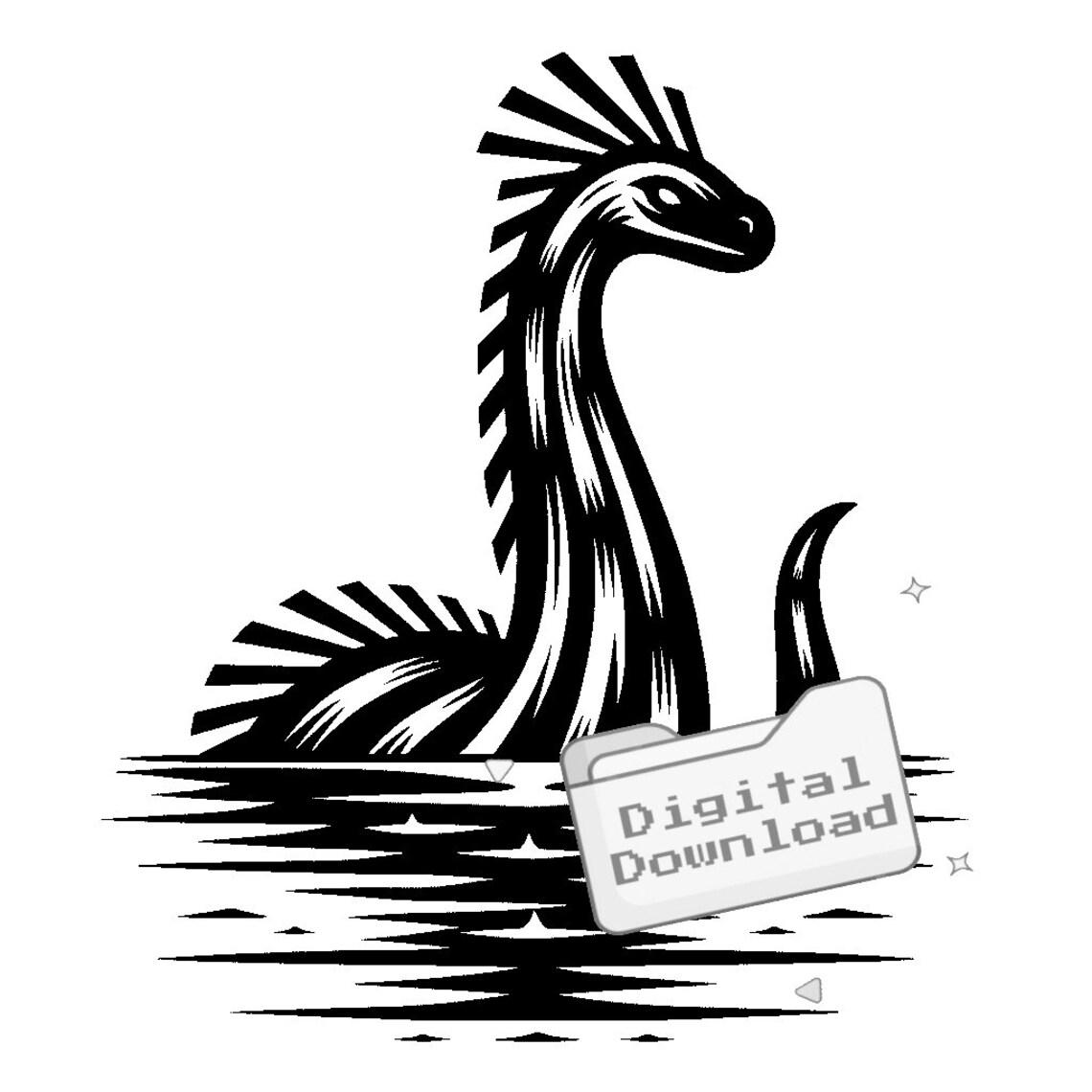 Loch Ness Monster SVG Bundle - Etsy