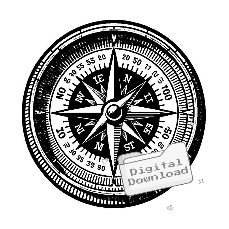 Compass SVG Bundle - Etsy