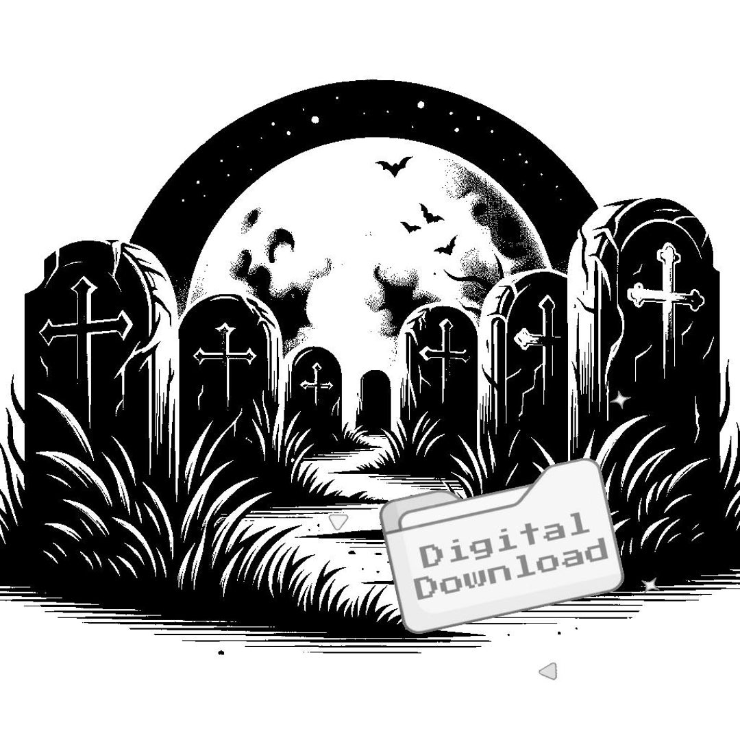 Eerie Tombstones SVG Bundle - Etsy