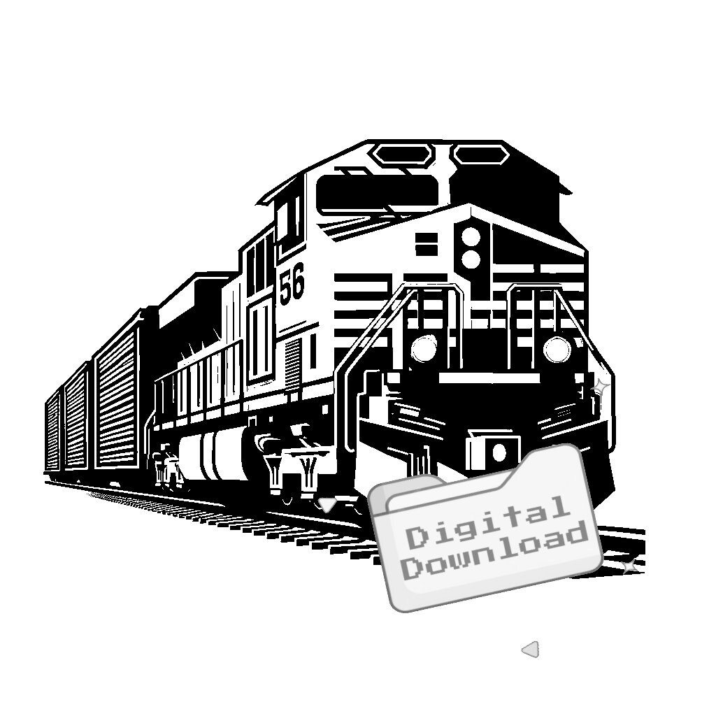 Freight Train SVG Bundle - Etsy
